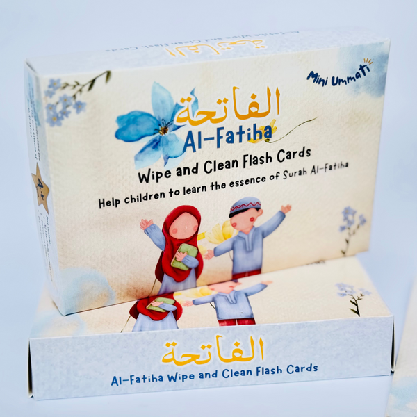 Surah Al-Fatiha Wipe & Clean Flash Cards – Mini Ummati
